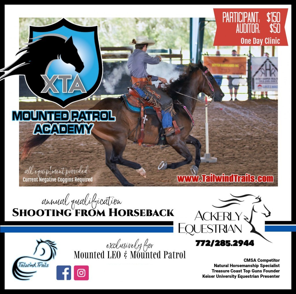 Mounted Shooting Training for LEO – Tailwinds Trails