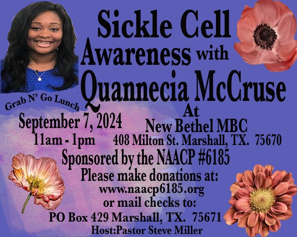 Sickle Cell Awareness Seminar - Greater Marshall Chamber of Commerce