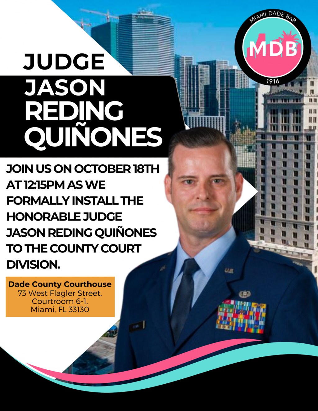 Image for Investiture of Judge Jason Reding Quiñones