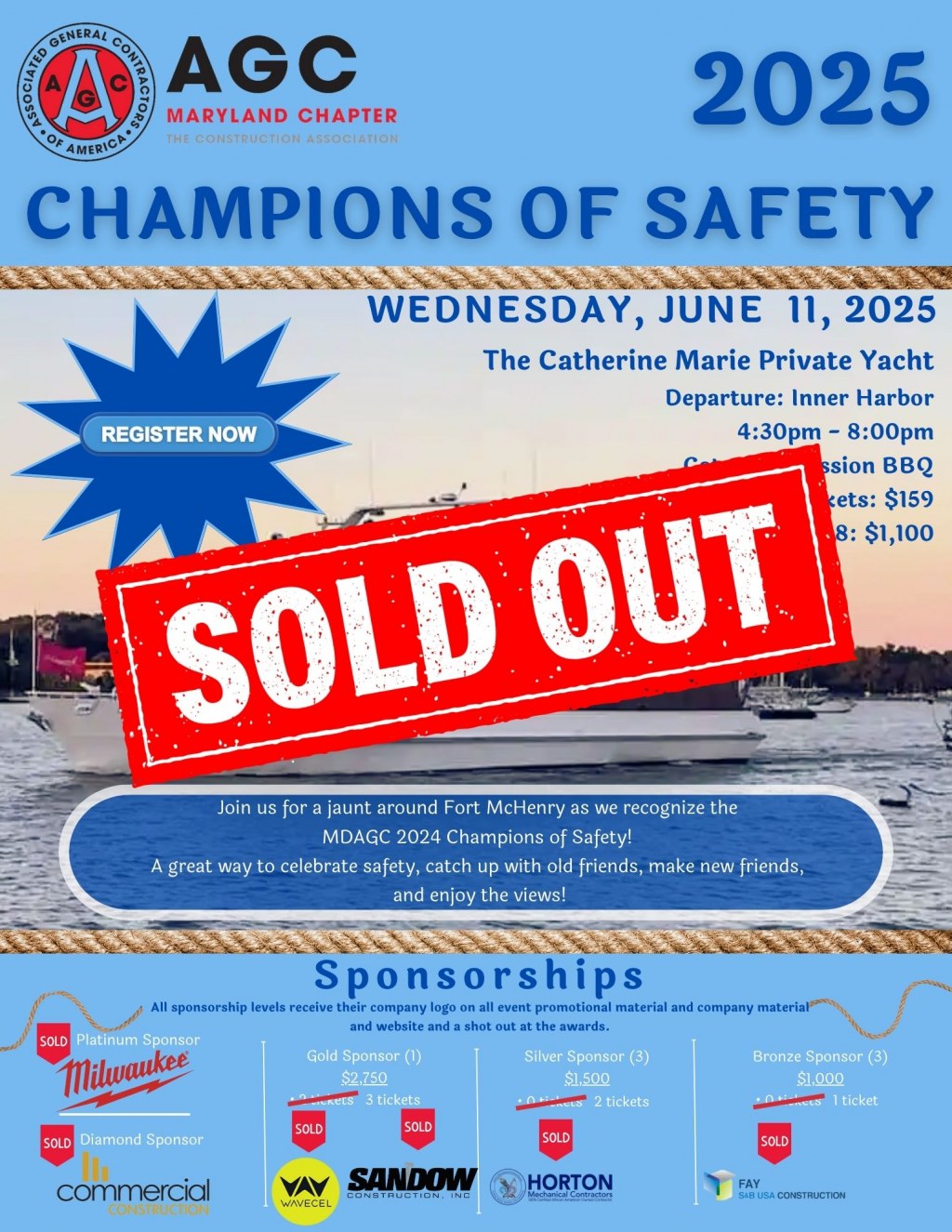 Safety Awards SOLD OUT – Maryland AGC