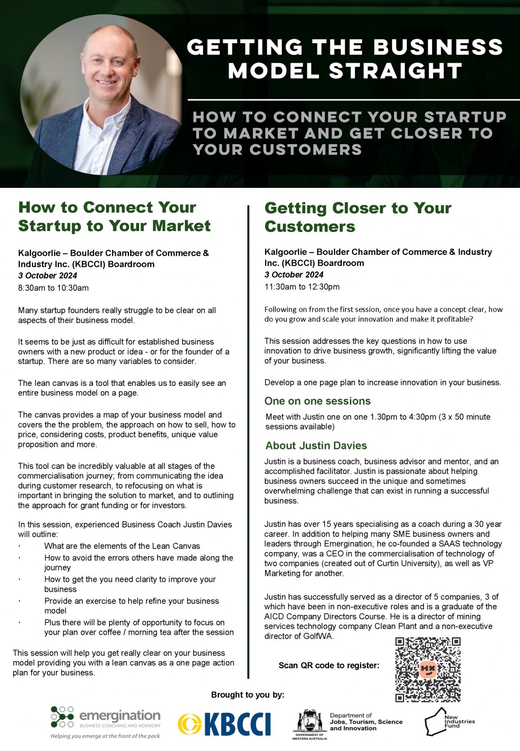 Image for JTSI Workshop Getting The Business Model Straight