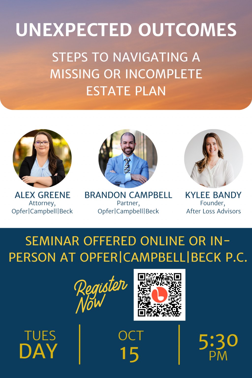 Image for Unexpected Outcomes: Navigating a Missing or Incomplete ...