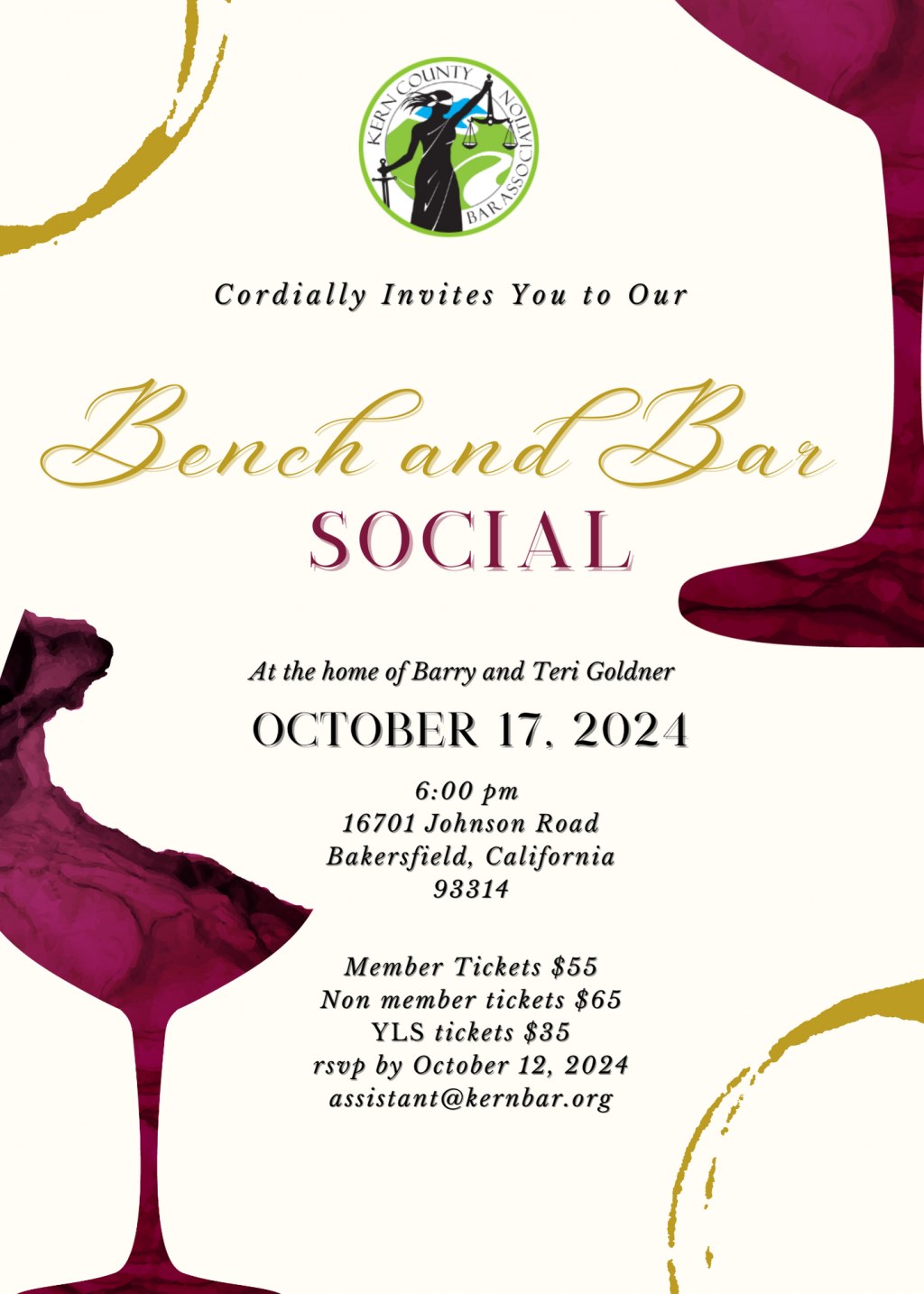 Bench & Bar Social – Kern County Bar Association