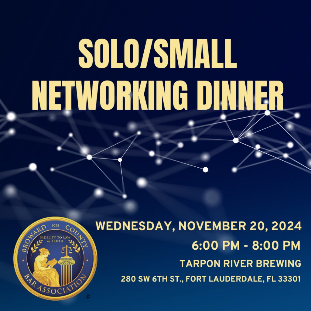 Image for Solo/Small Firm Networking Dinner