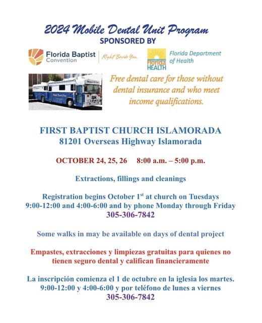 Image for Dental Bus at First Baptist Islamorada