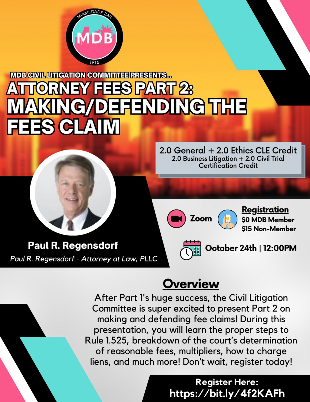 Image for Civil Litigation - Attorney Fees Part 2: Making/Defending the ...