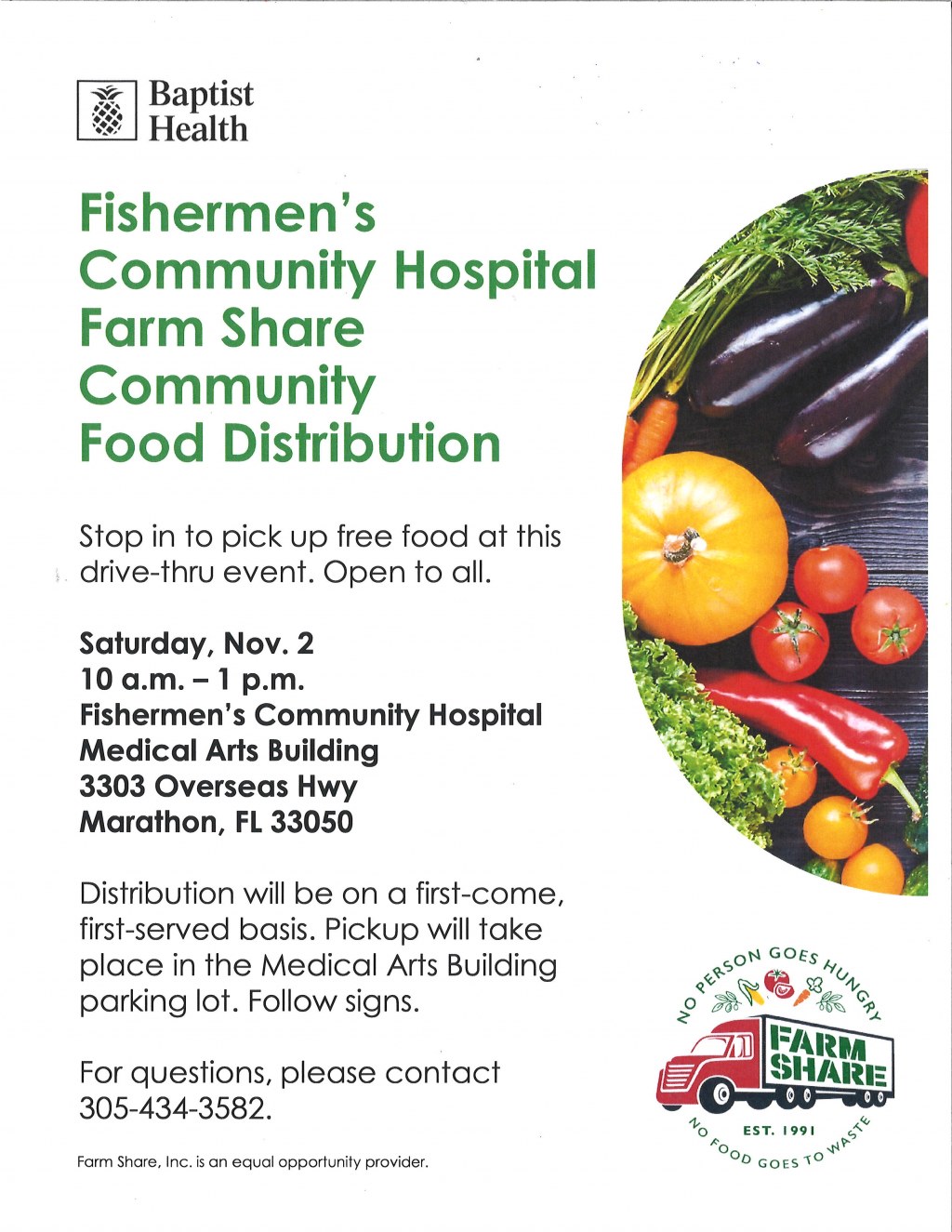 Image for Fishermen's Community Hospital Farm Share Food Distribution