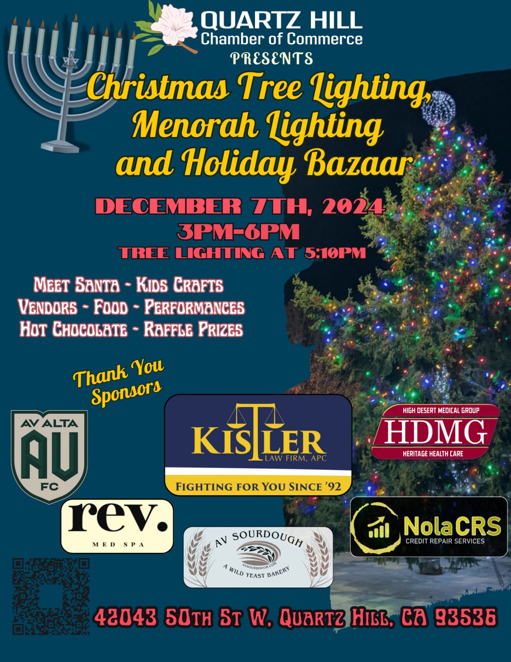 Christmas Tree Lighting – Quartz Hill Chamber of Commerce
