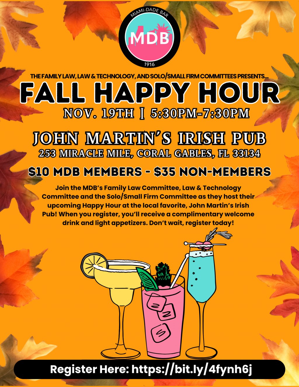 Image for Group Committee: Fall Happy Hour