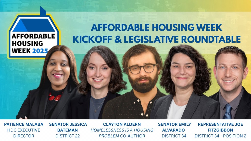 Affordable Housing Week Kickoff & Legislative Roundtable