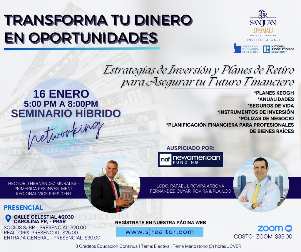 ZOOM – Transforma tu Dinero en Oportunidades / Estrategias de Inversión ...