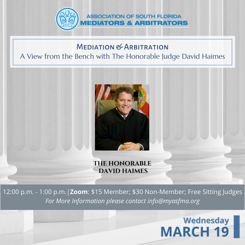 Image for Mediation & Arbitration: A View from the Bench