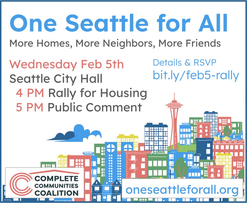 One Seattle for All: Rally and Public Comment at City Hall