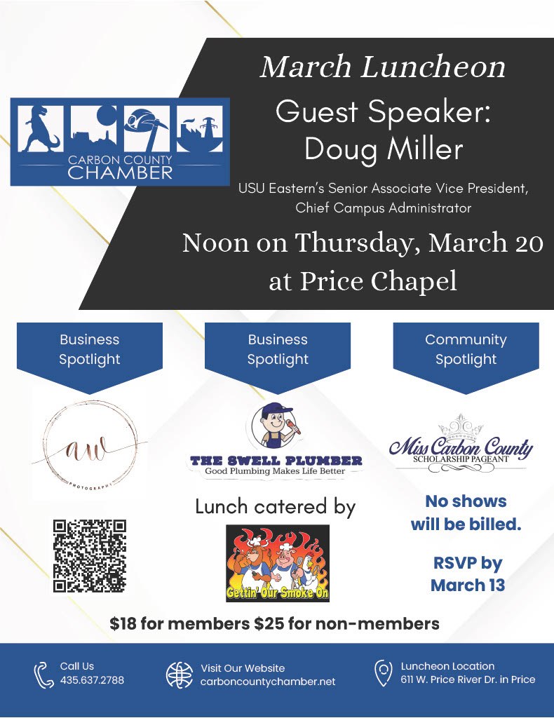 March Luncheon – Carbon County Chamber of Commerce