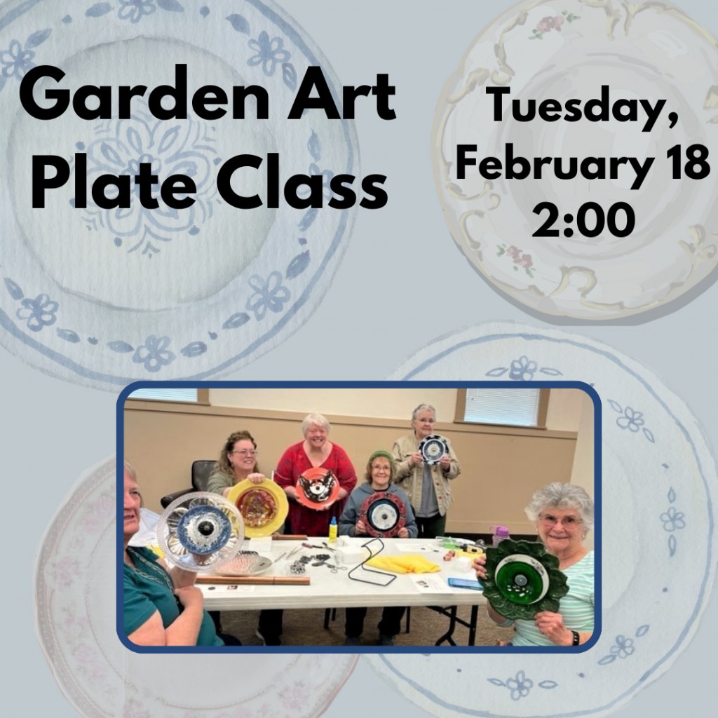 Garden Art Plate Class – Carnation Chamber of Commerce