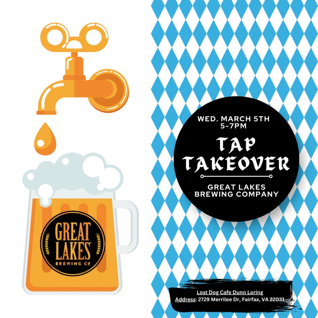Image for Lost Dog Cafe: Tap Takeover with Great Lakes Brewing Company!