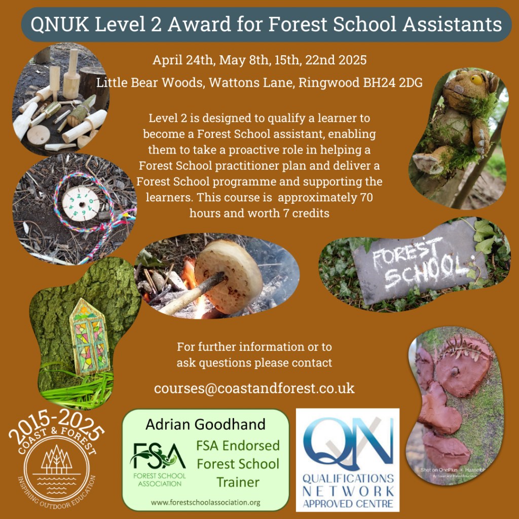 Upcoming FSA Endorsed Training and CPD courses | Forest School Association