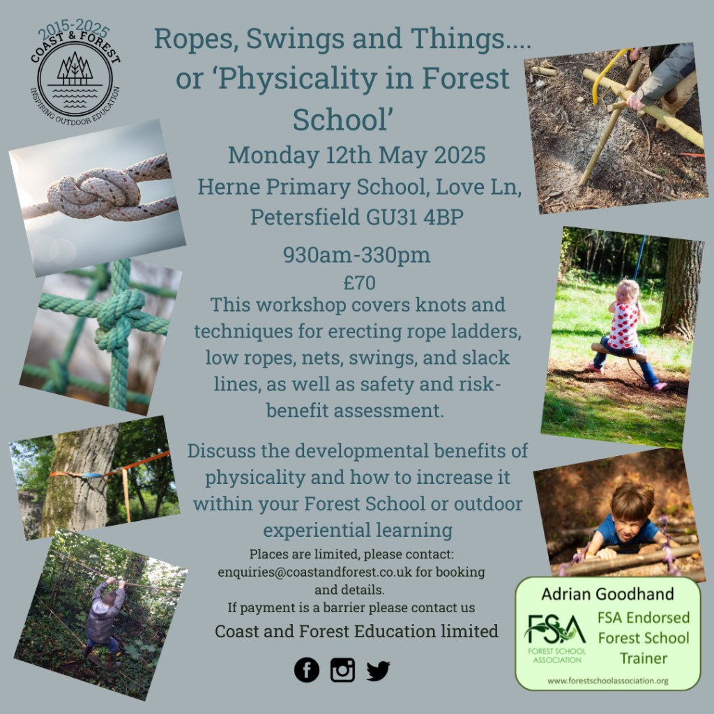 Upcoming FSA Endorsed Training and CPD courses | Forest School Association