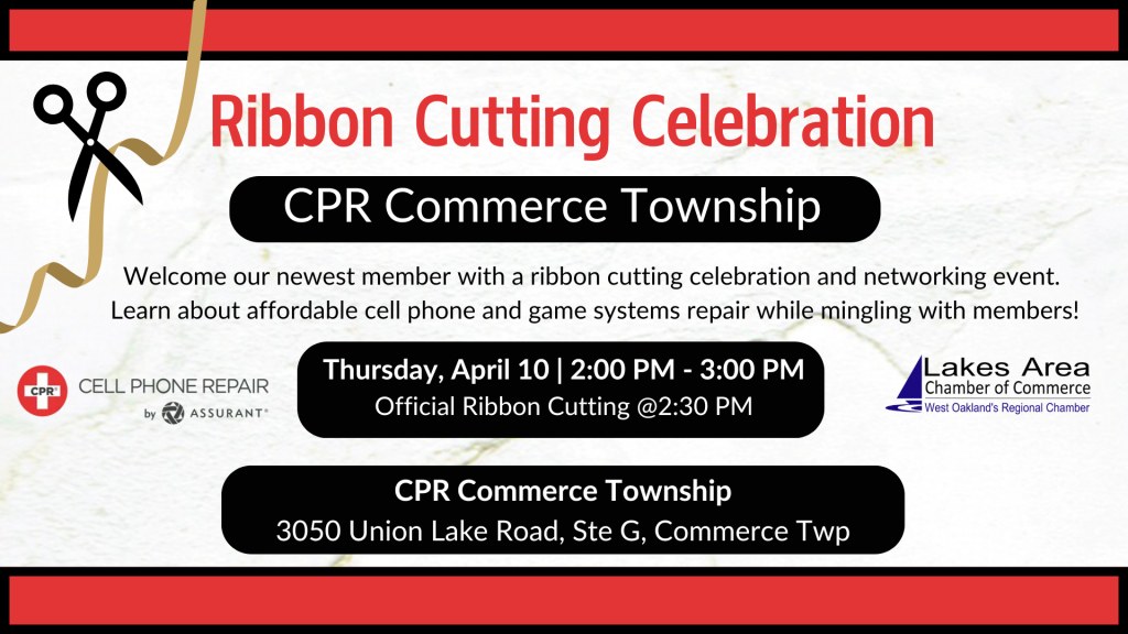 Image for Ribbon Cutting: CPR Commerce Township