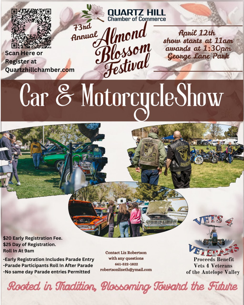 Almond Blossom Car & Motorcycle Show – Quartz Hill Chamber of Commerce