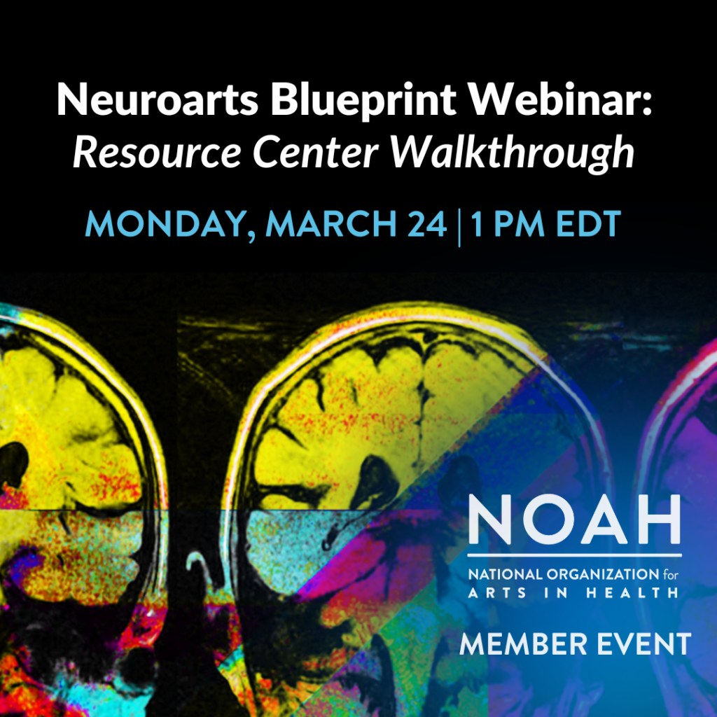 Image for Neuroarts Blueprint Webinar: Resource Center Walkthrough