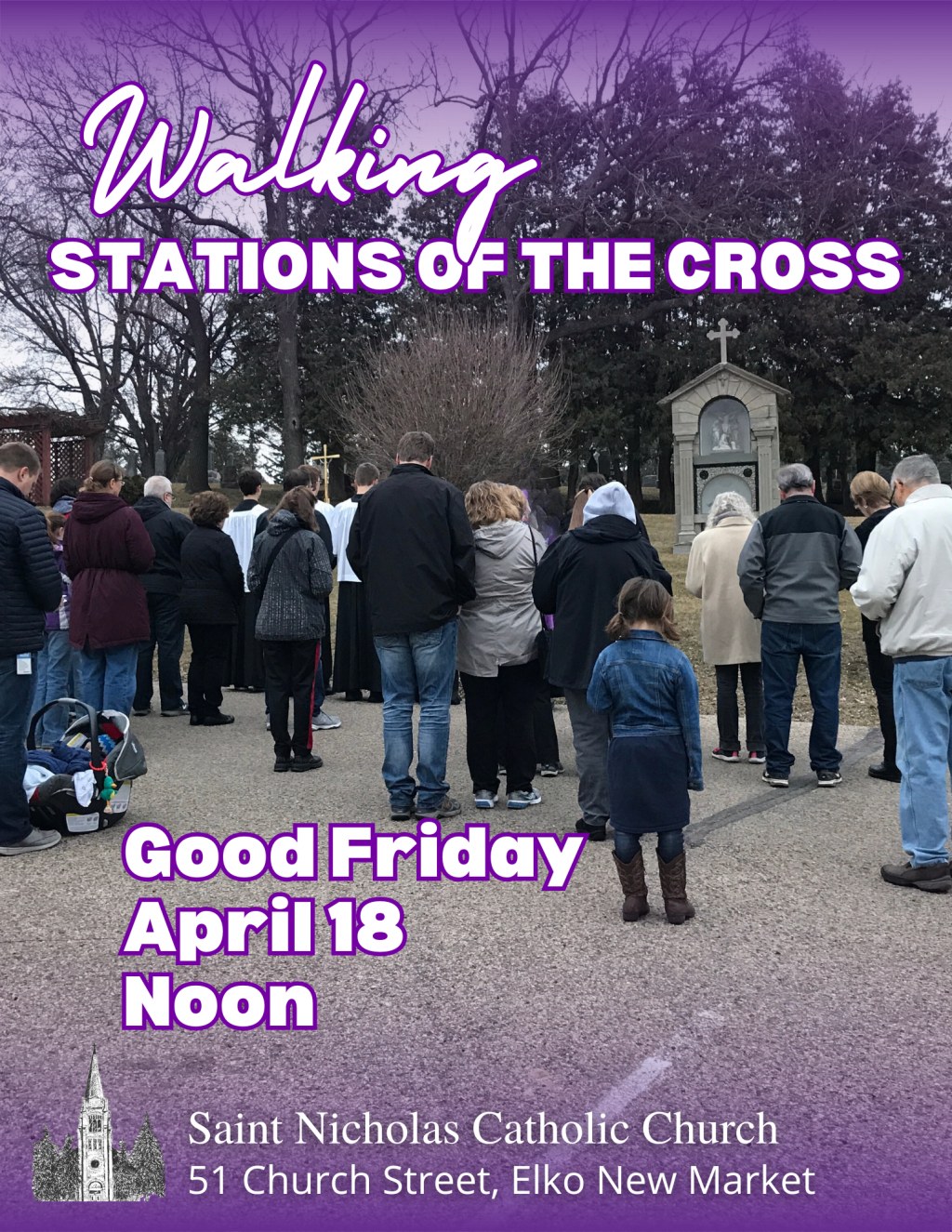 Walking Stations of the Cross at St. Nicholas Catholic Church – Elko ...