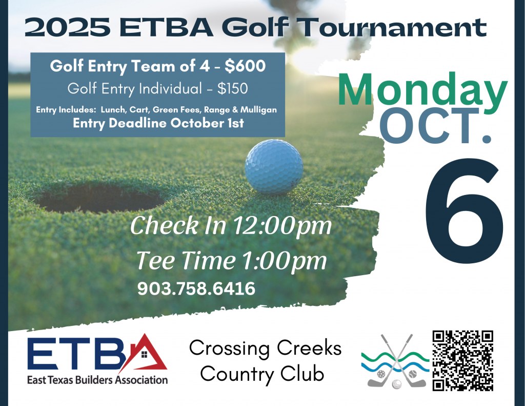ETBA Golf Tournament - East Texas Builders Association