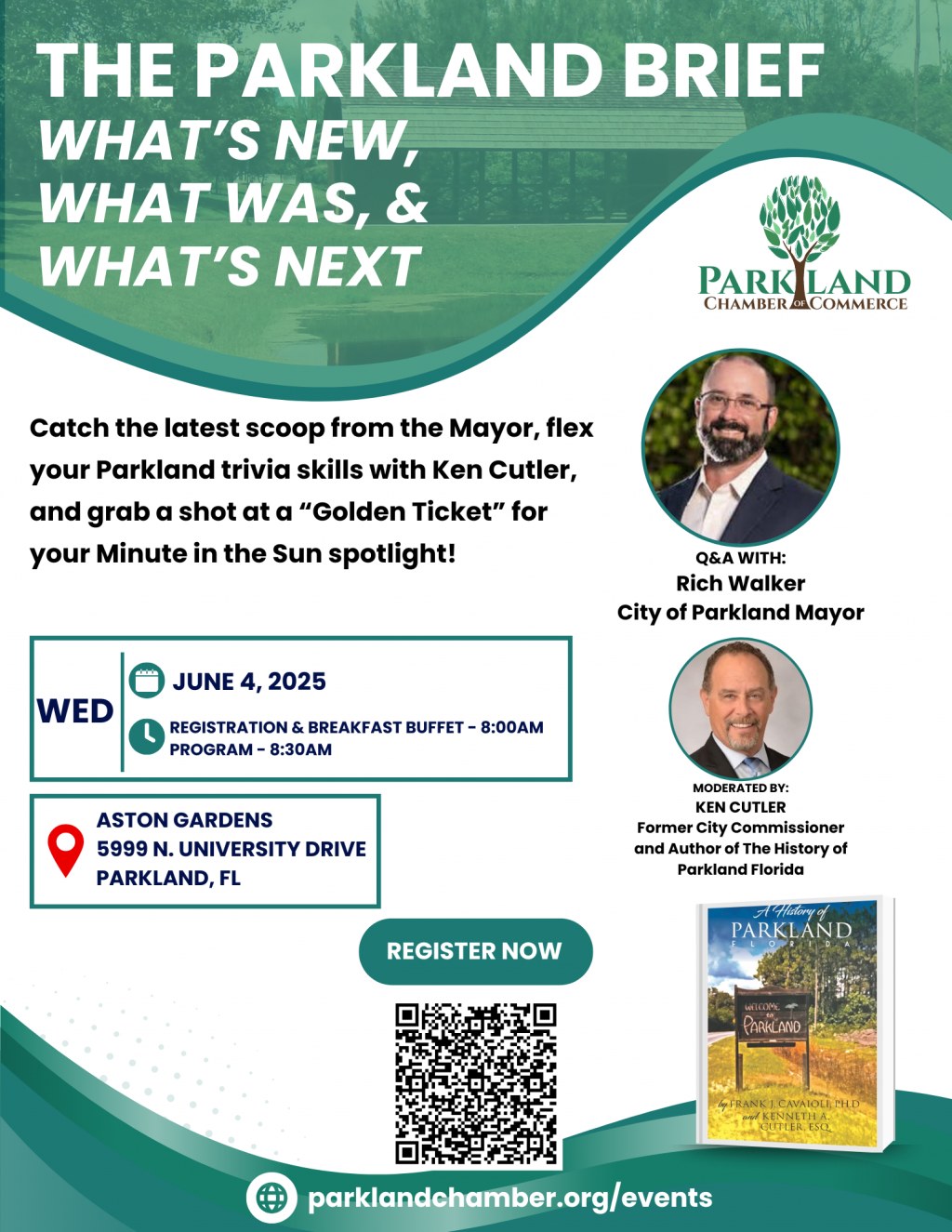 Image for Parkland Brief with Mayor Rich Walker and Parkland Historian ...