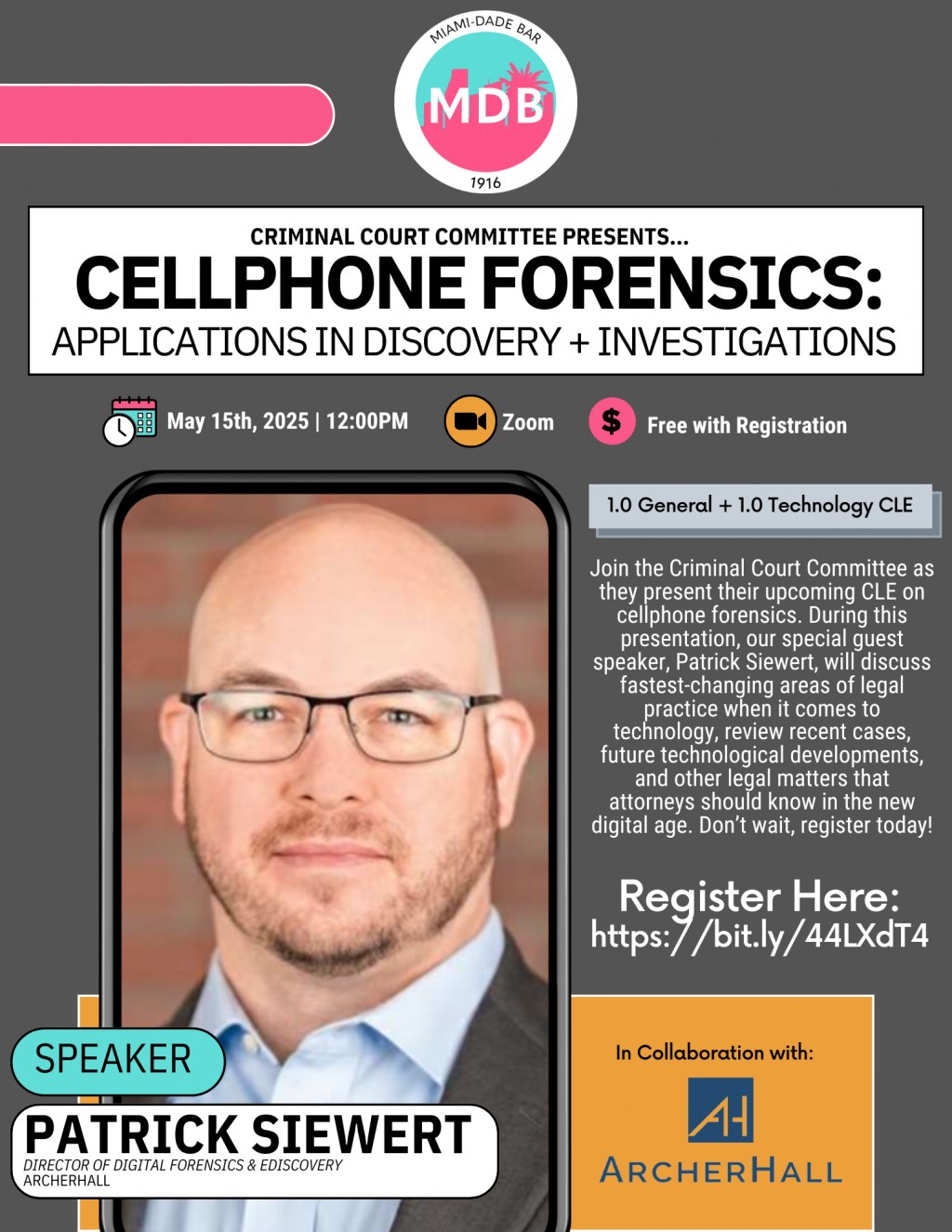 Image for Criminal Court Committee: Cellphone Forensics- Applications ...