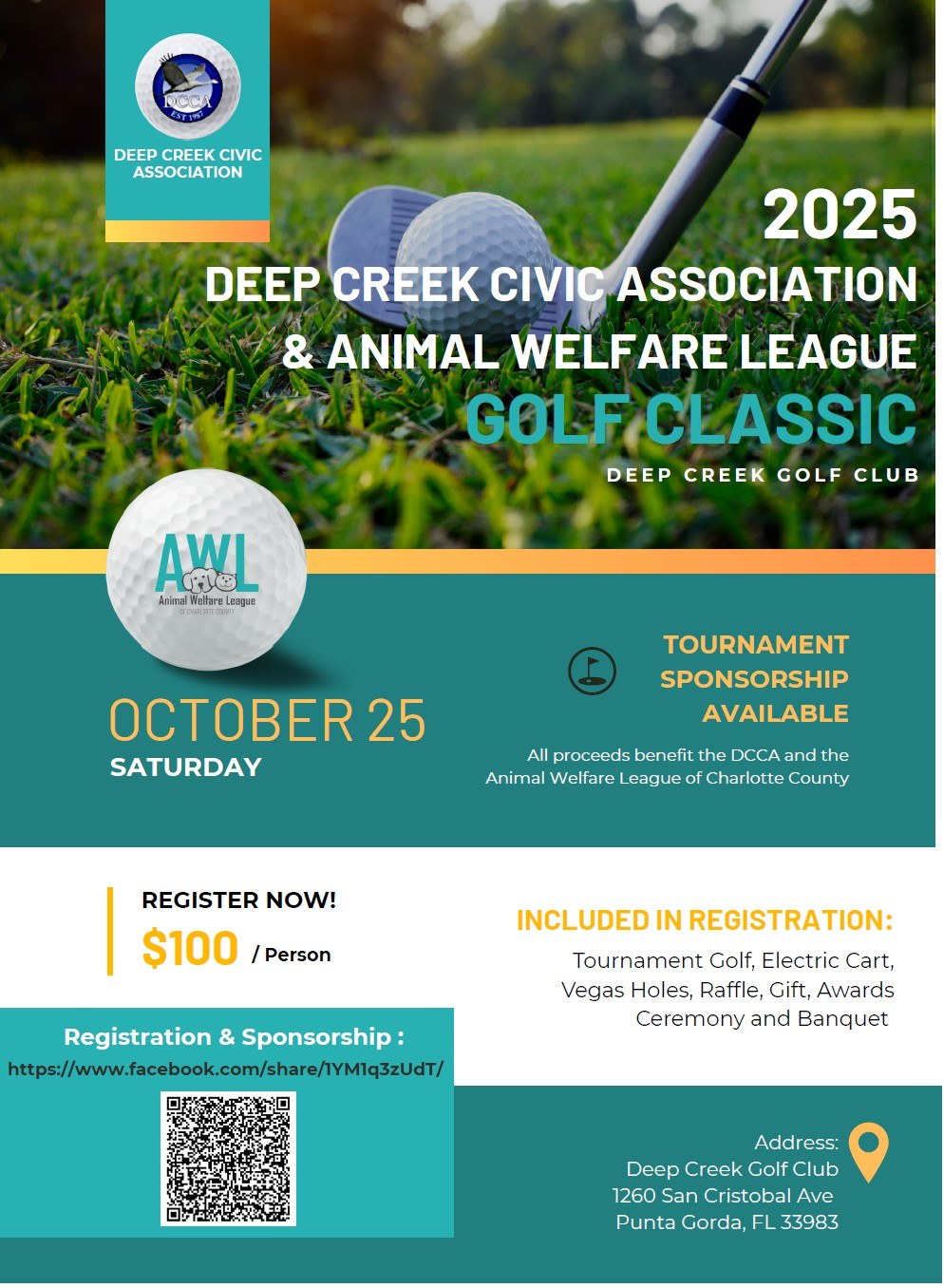 2025 DCCA Second Annual Golf Tournament to Benefit the AWL – Deep Creek ...