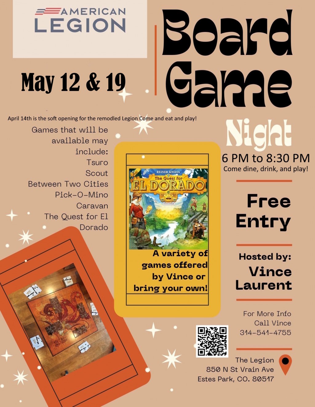 Board Game night – The Estes Park Newcomers Club