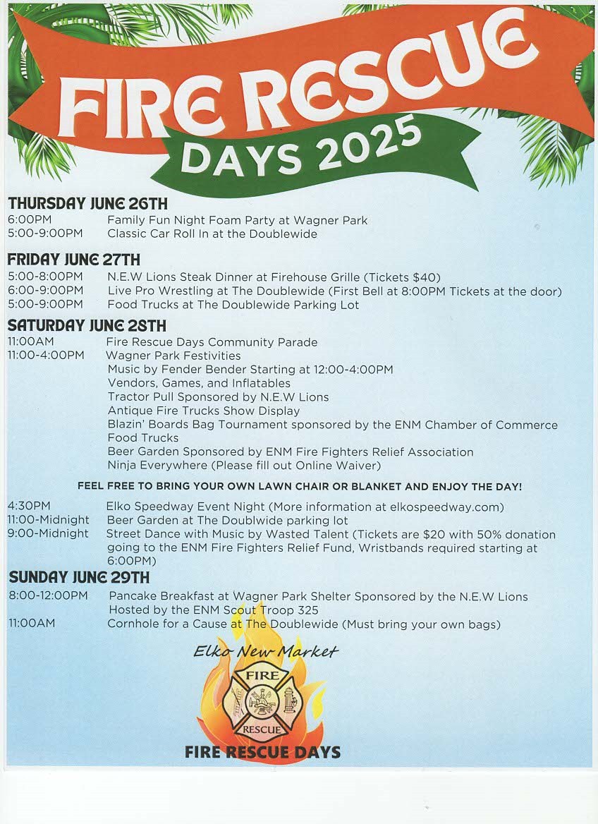 Fire Rescue Days – Elko New Market Chamber of Commerce