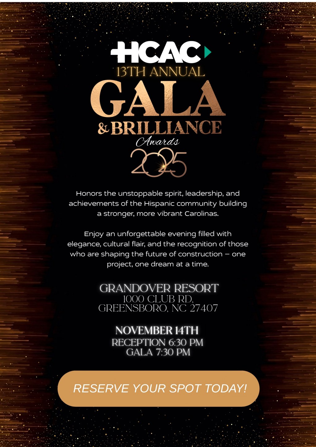 Image for HCAC Gala & Brilliance Awards 2025 - Greensboro