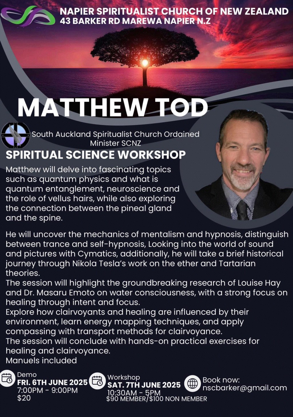 Events | Spiritualism New Zealand