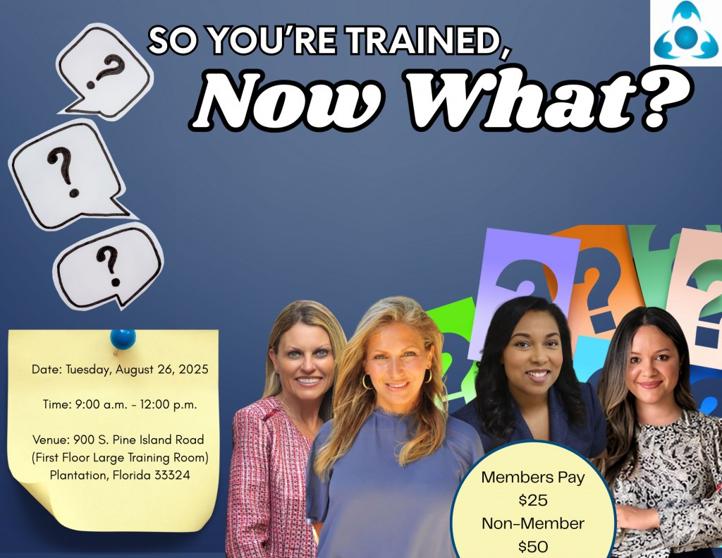 Image for So You’re Trained, Now What?