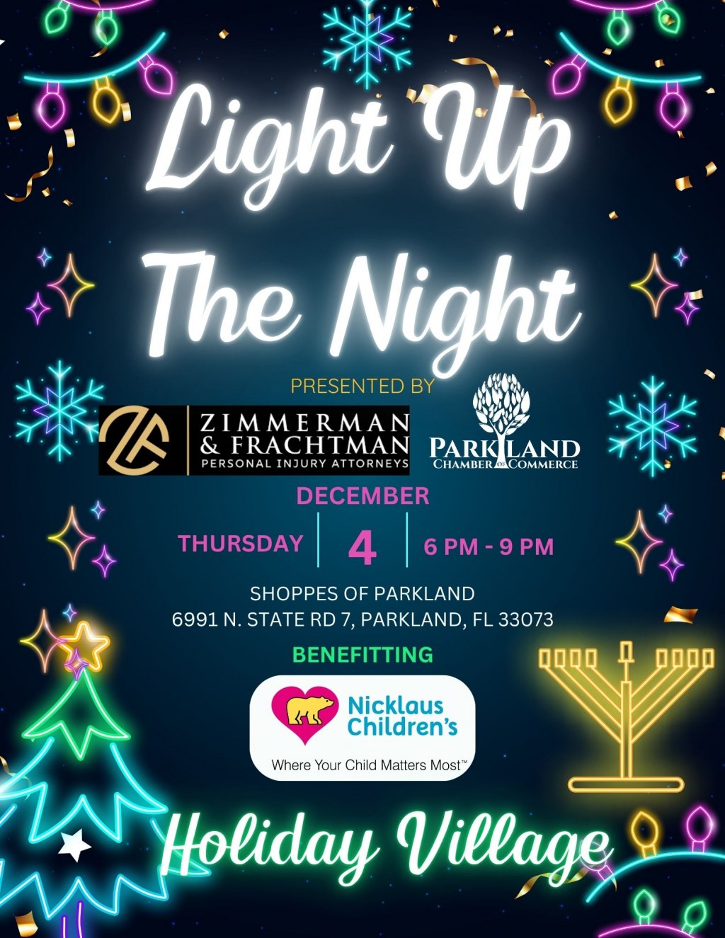 Image for Light Up The Night: HOLIDAY VILLAGE VENDOR ...