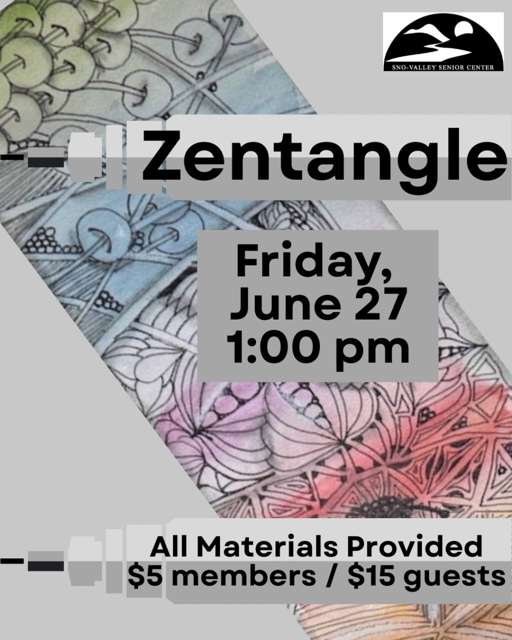 Zentangle Drawing Class – Carnation Chamber of Commerce