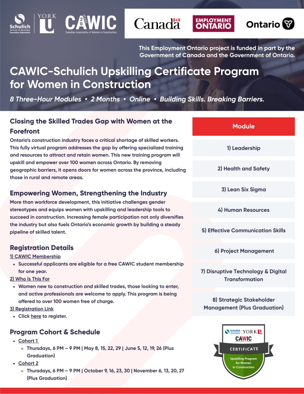 Events | The Canadian Association of Women in Construction (CAWIC)