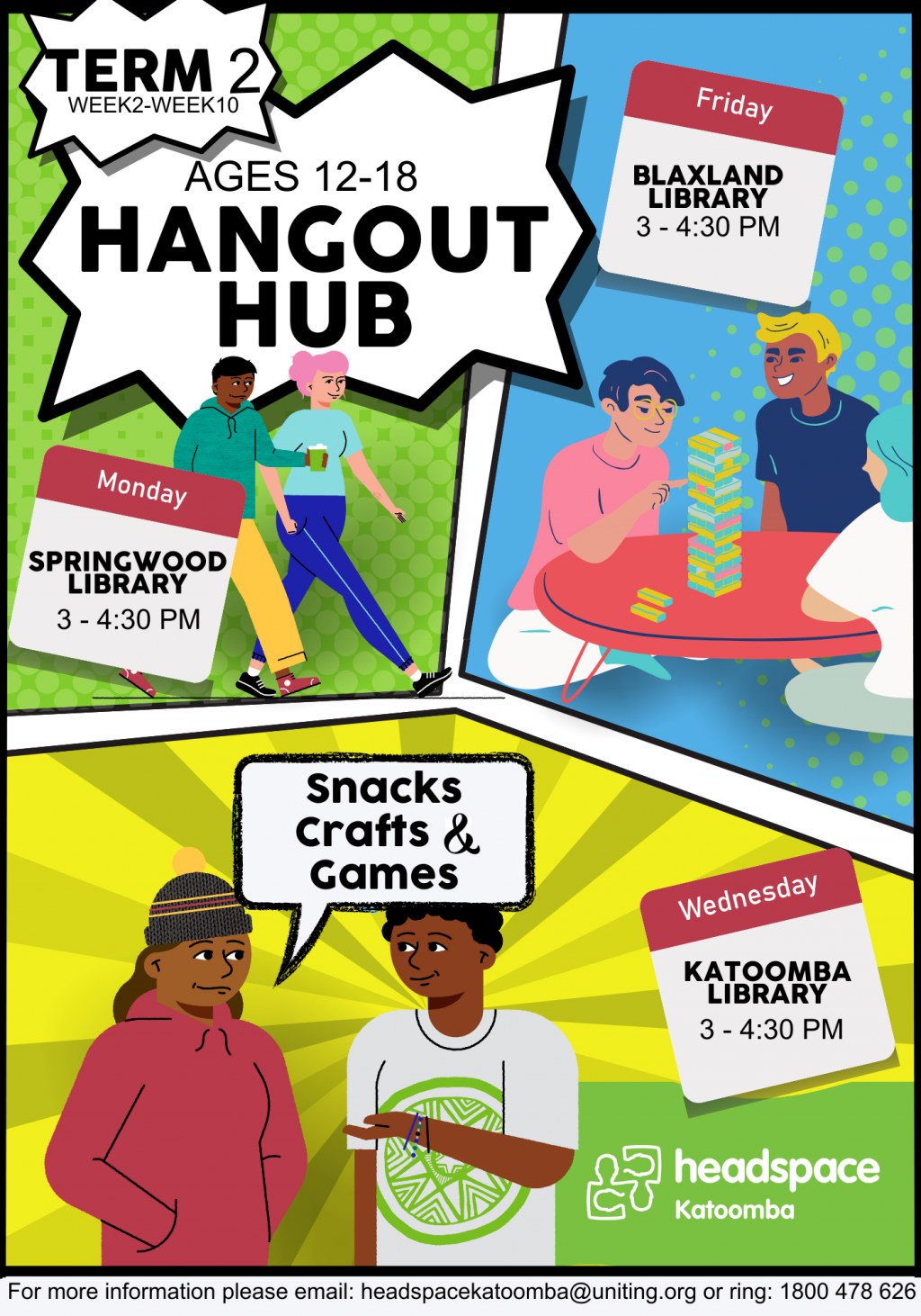 Hangout Hub (Springwood) – Stronger Families Alliance