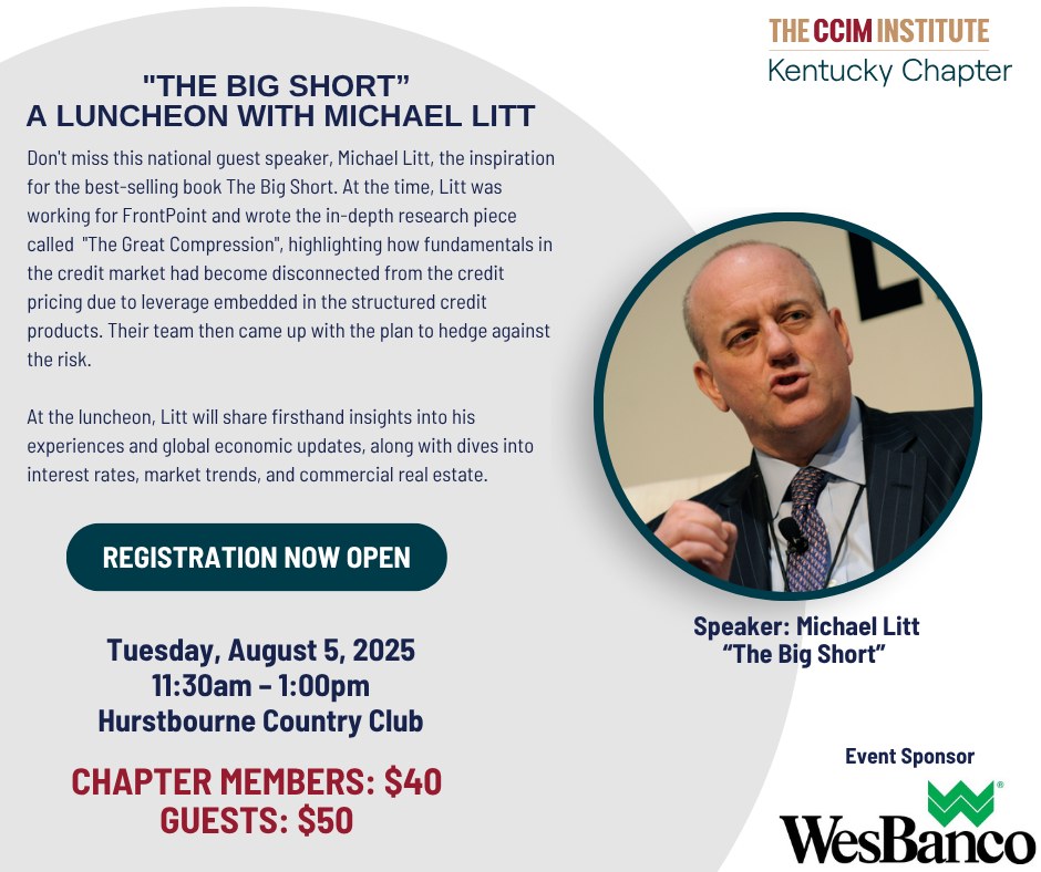 "The Big Short"A Luncheon with Michael Litt – KYCCIM