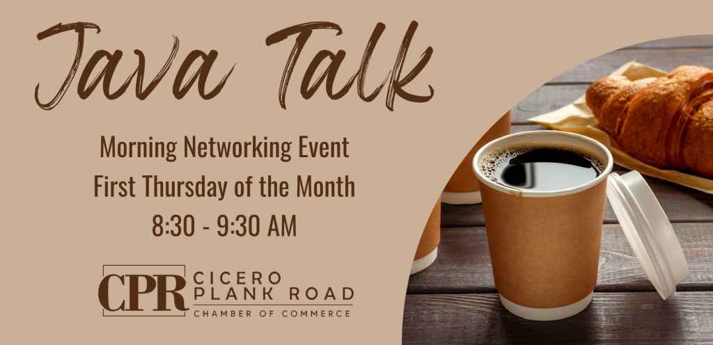 Java Talk August 2025 at NAVAC – Cicero Plank Road Chamber of Commerce