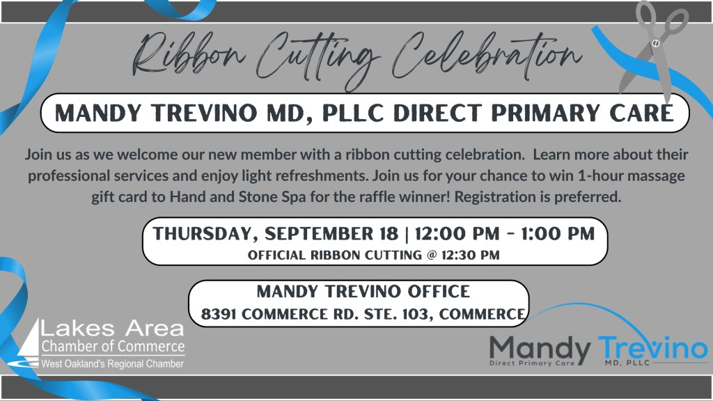 Image for Ribbon Cutting: Mandy Trevino MD, PLLC Direct Primary Care