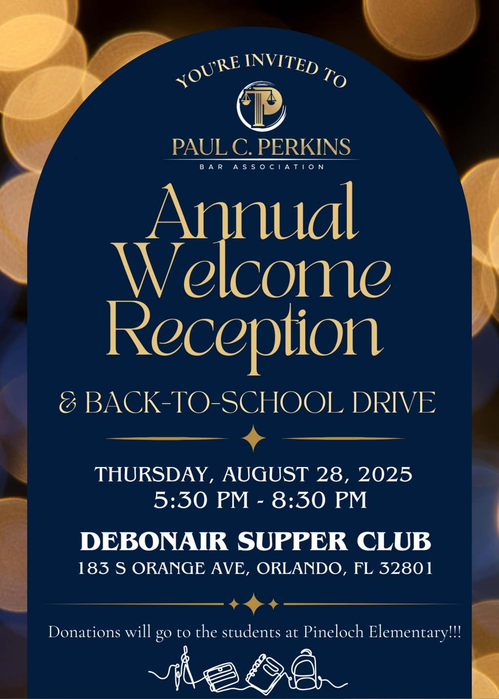 Image for Annual Welcome Reception and School Supply Drive