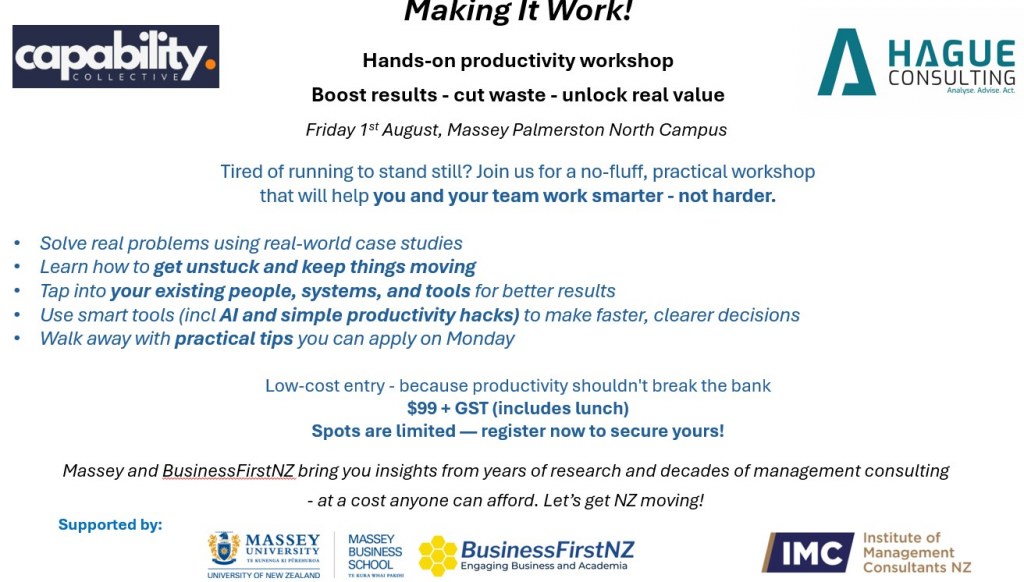 Image for A Hands-on Productivity Workshop