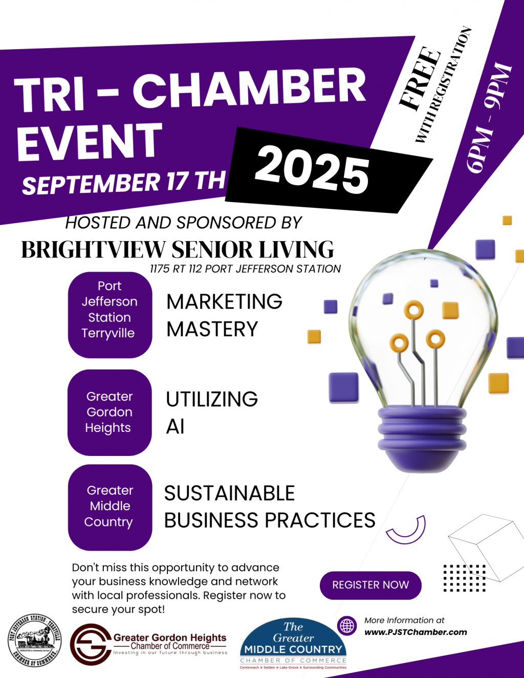 Image for Tri - Chamber Networking event - Canceled