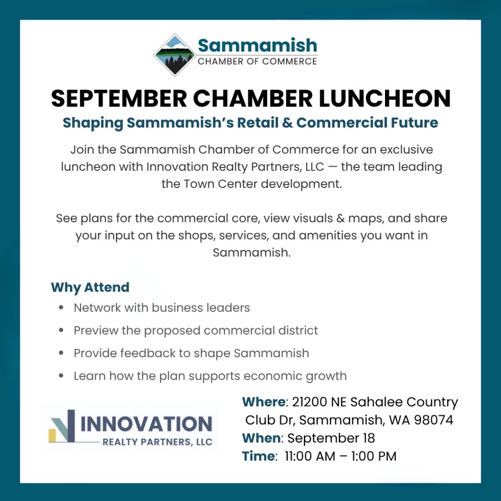 Chamber Events | Sammamish Chamber of Commerce