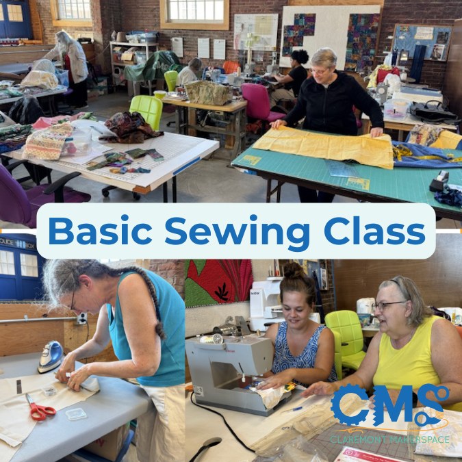Basic Sewing Class – The Claremont MakerSpace