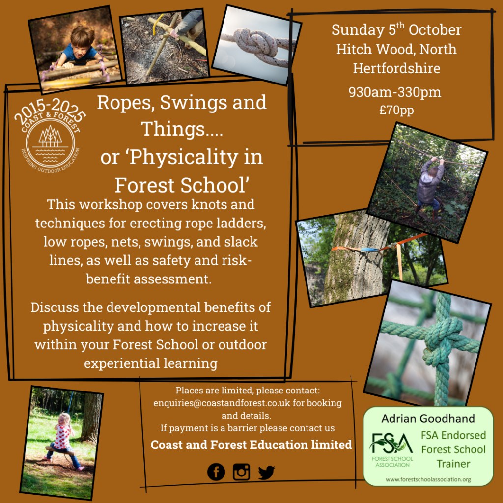 Upcoming FSA Endorsed Training and CPD courses | Forest School Association