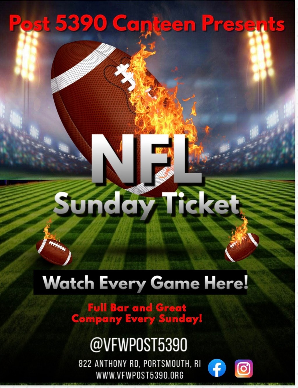 NFL Sunday Ticket – VFW Post 5390