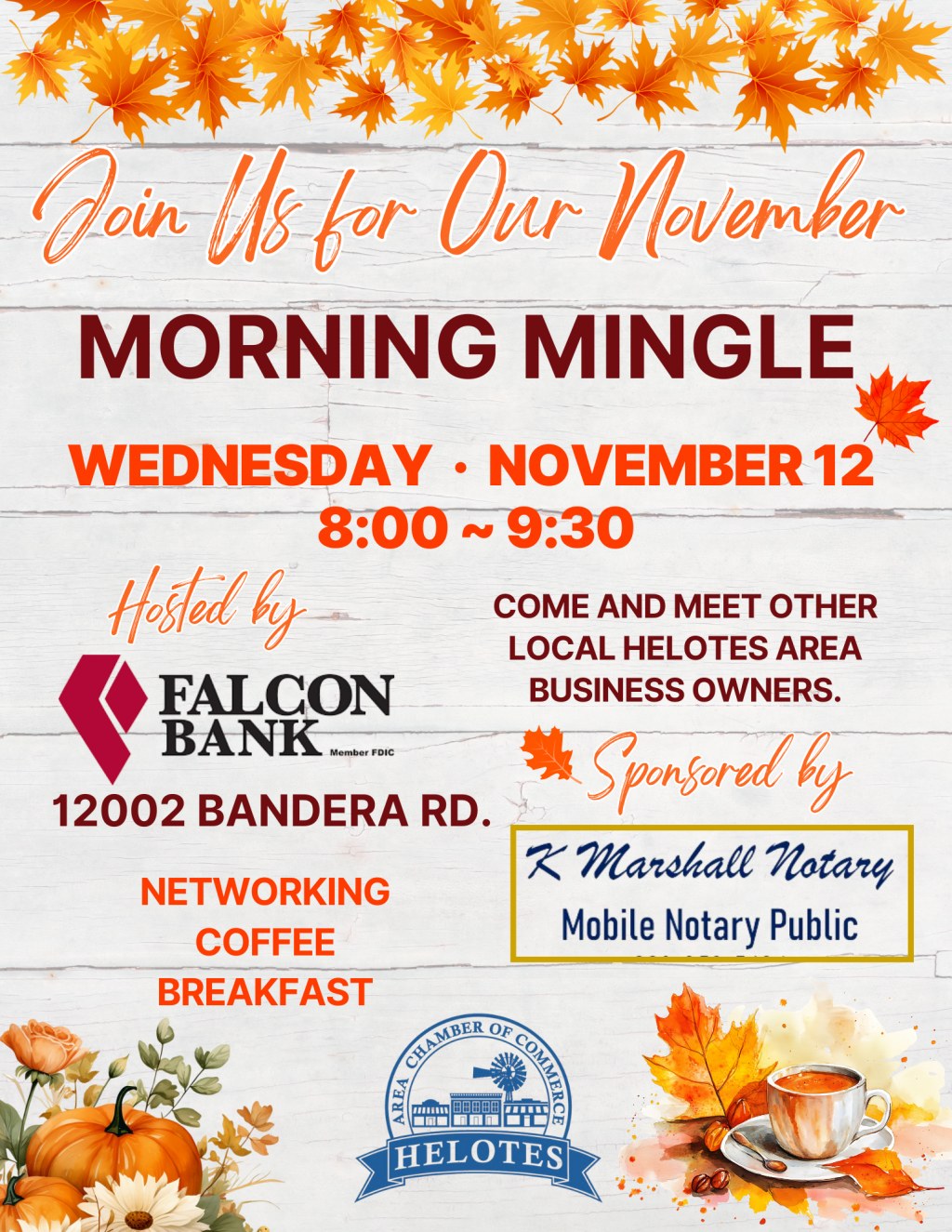 Chamber Events List - Helotes Chamber of Commerce
